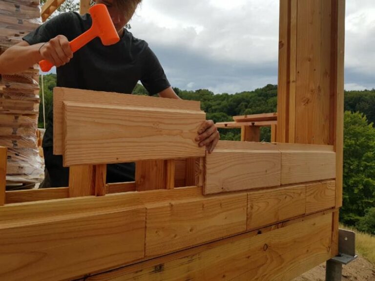 Brikawood Interlocking Wooden Bricks: Build House Without Nails, Screws