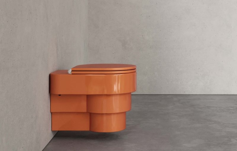 Trone Paris Reimagines Toilet Bowls in Vibrant Colors and Layouts