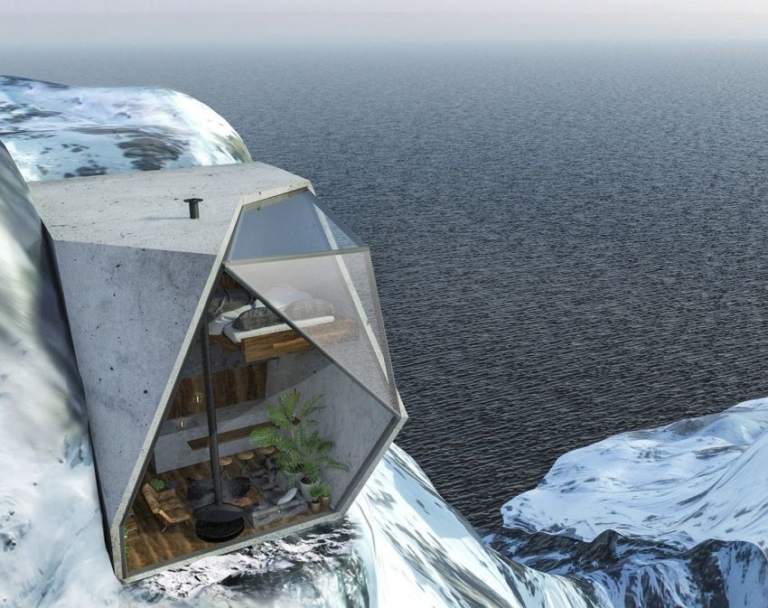 Viktoria Nyerges Designs High-Altitude Cliff House With Amazing Views