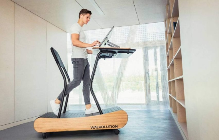 You can Walk as You Work From Home With the Walkolution
