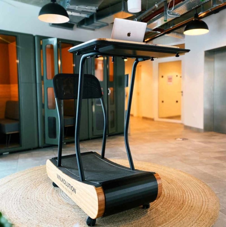 You can Walk as You Work From Home With the Walkolution