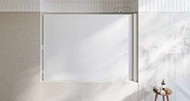 JoyFous is Mold-Resistant Retractable Rolling Shower Screen You'd Want