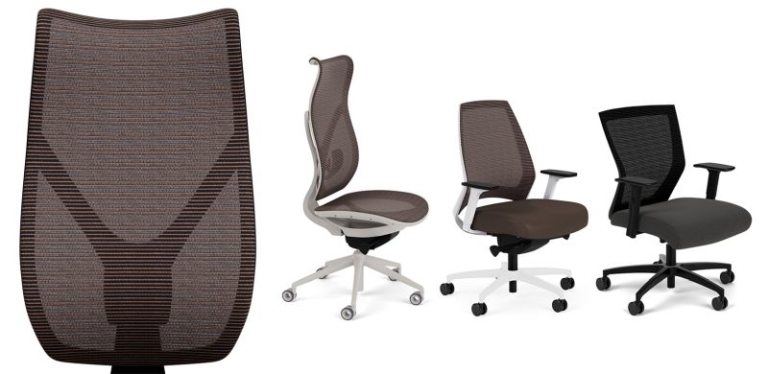 Via Seating Mesh Chairs Feature Self-Sanitizing Copper-Infused Mesh