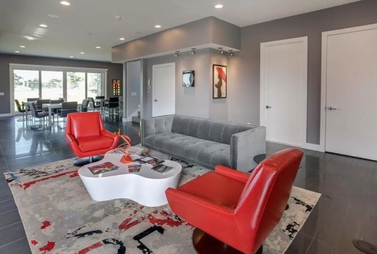This Family Home with Turntable Car Display is up for Sale