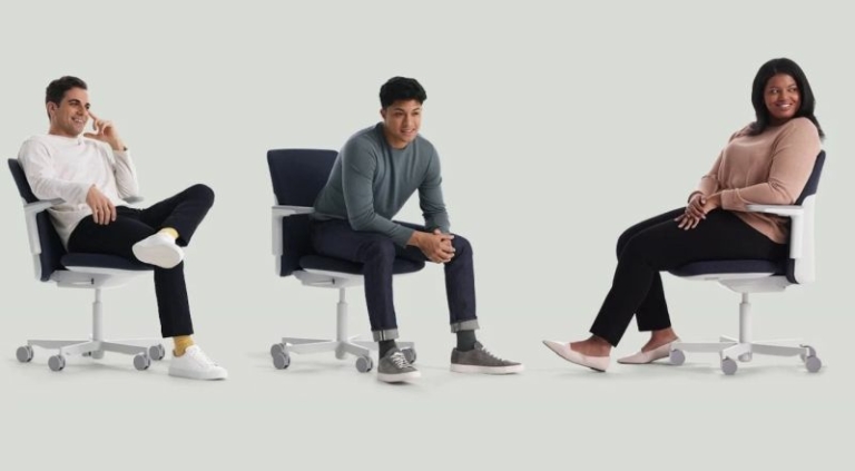 Humanscale Path Office Chair is Made From Ten Pounds of Ocean Plastic