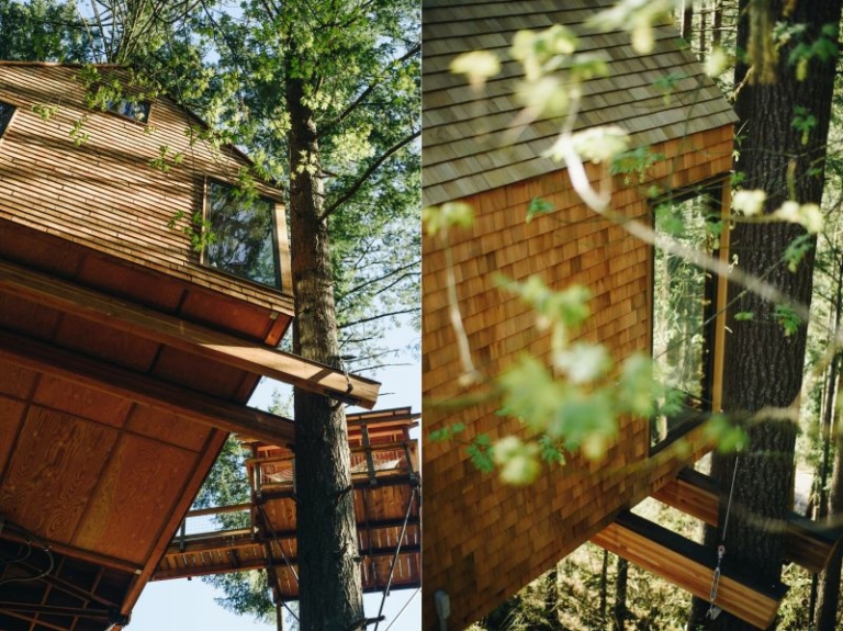 This Treehouse by Pete Nelson Offers Breathtaking Views of Mount Hood