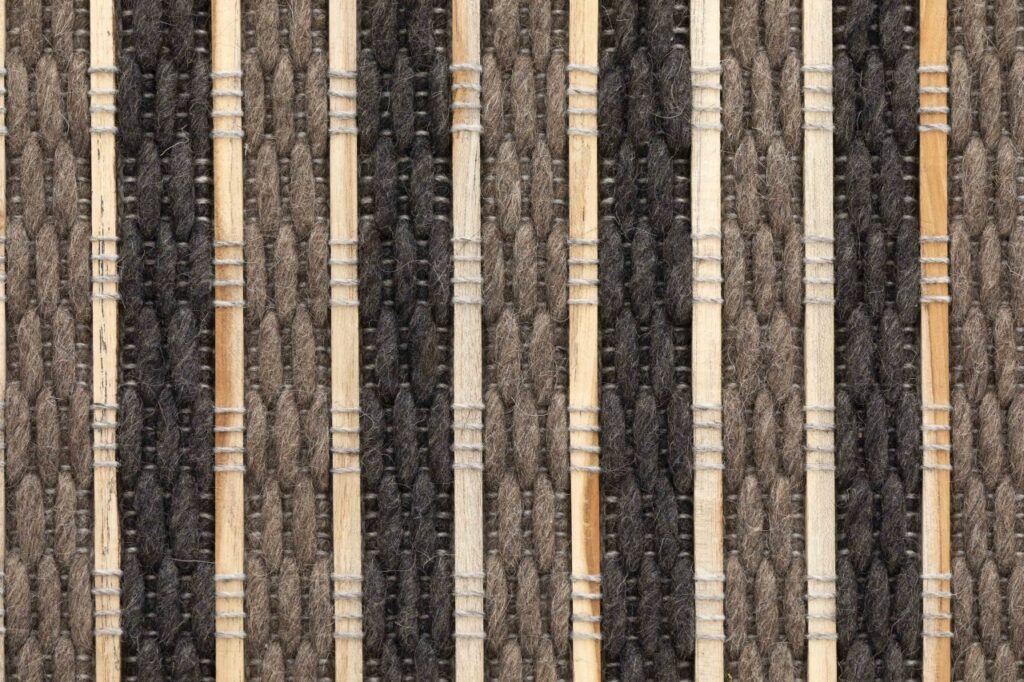 Goz Rugs by Kengo Kuma are Handwoven From Organic Wool and Wood