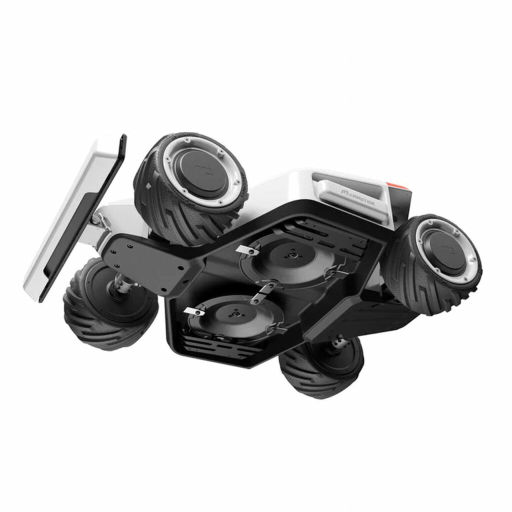 This Wireless Robot Lawn Mower Functions on Ultrasonic Sensors