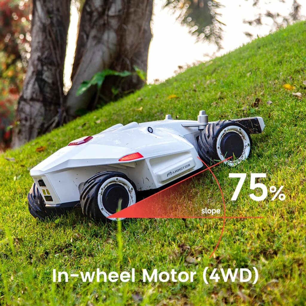 This Wireless Robot Lawn Mower Functions on Ultrasonic Sensors