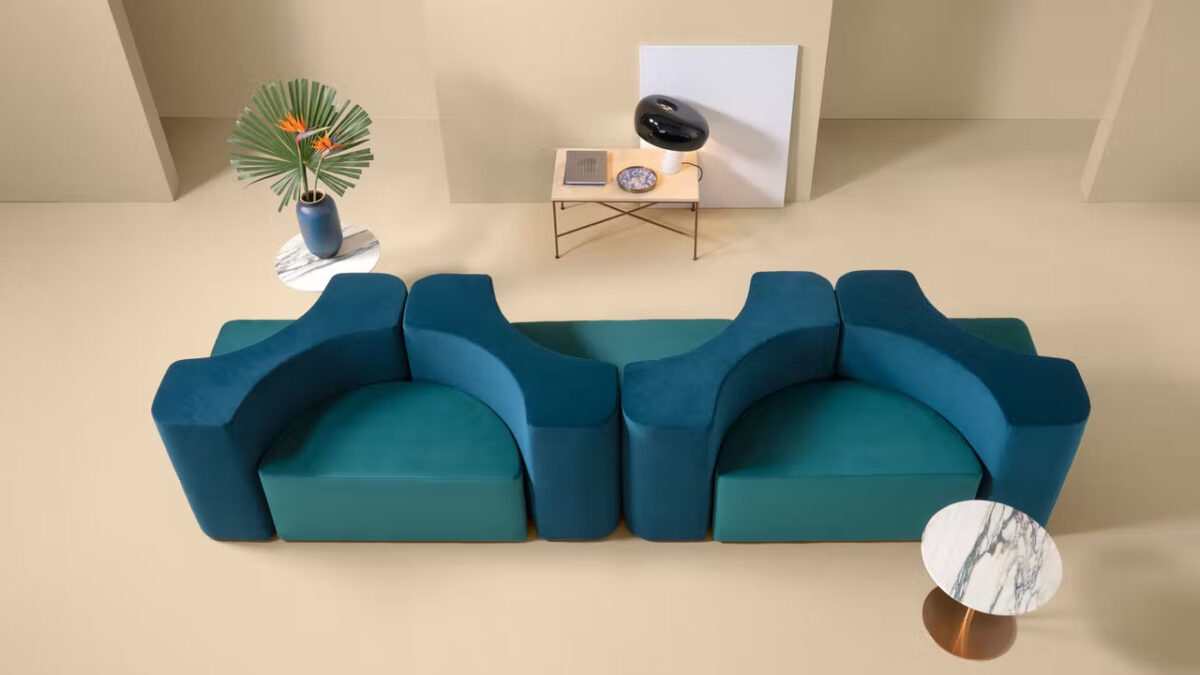 Parterre Modular Sofa System is a Tribute to Italian Gardens