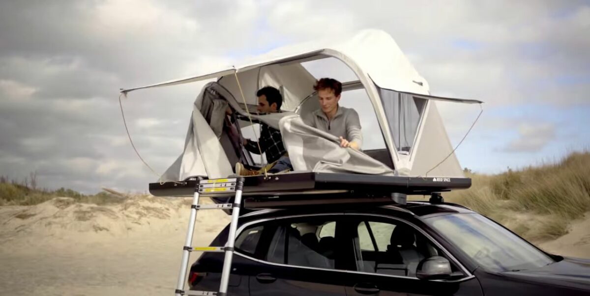 The Roof Space One Rooftop Car Tent Can Set Up in 60 Seconds