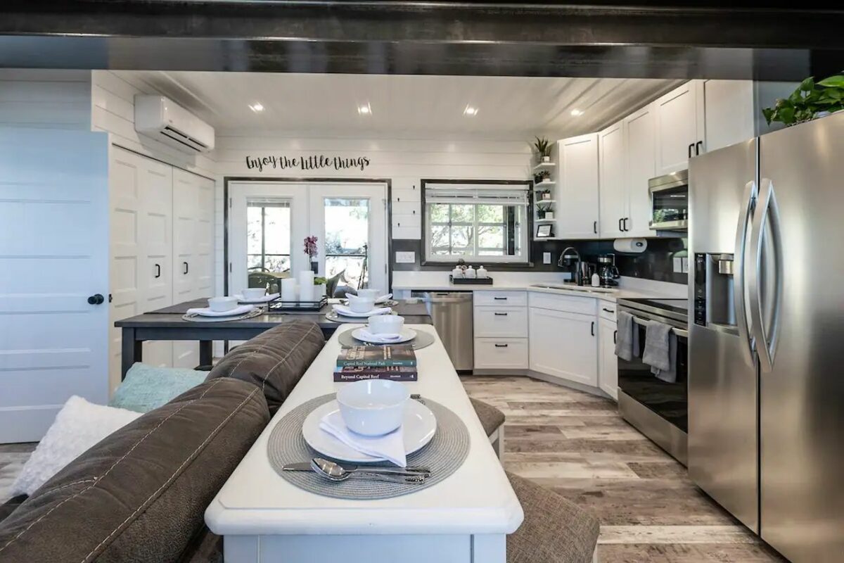 This Shipping Container Home Lies Just Below The Capitol Reef