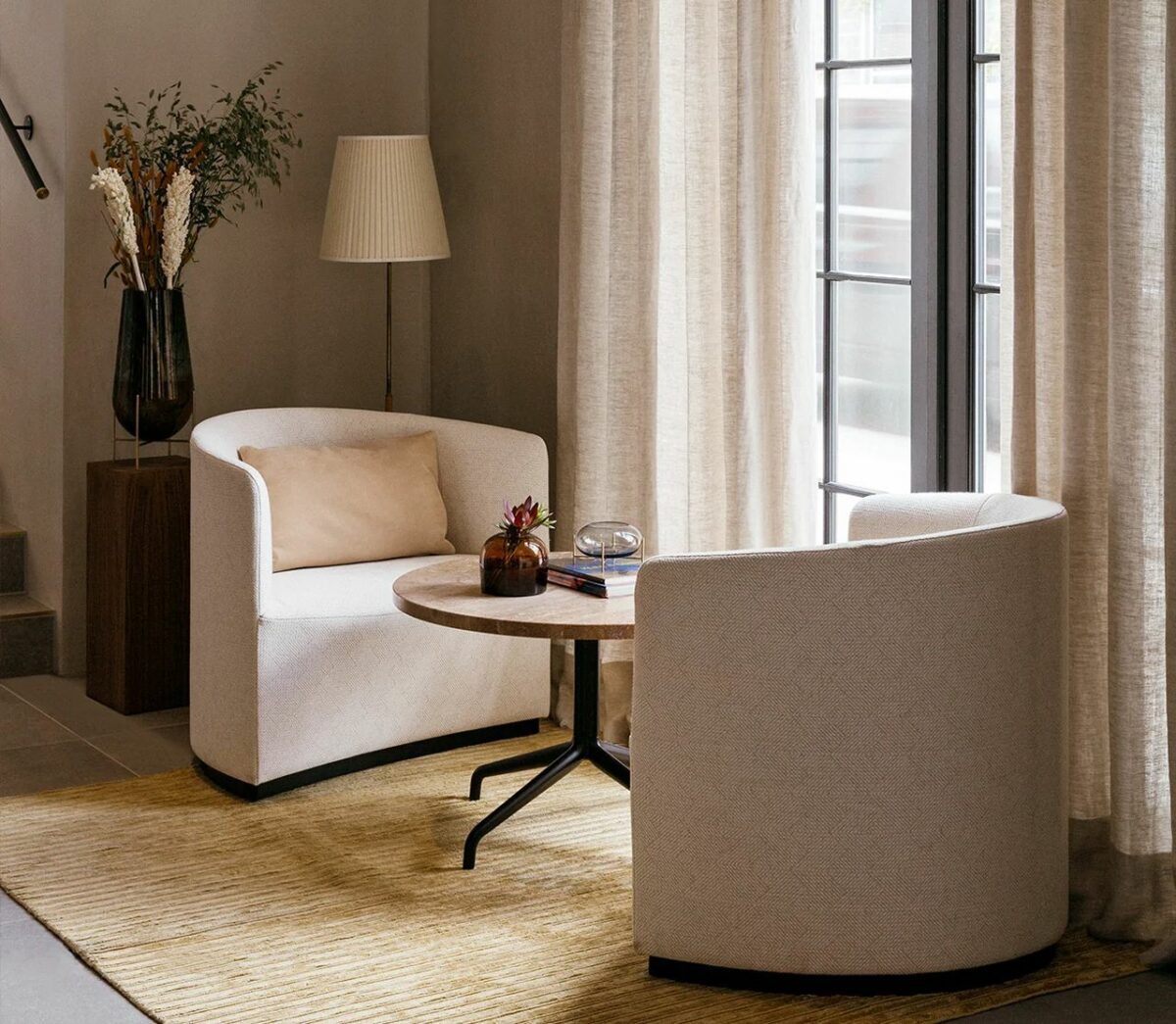 Tearoom Lounge Chair by MENU Offers Cocooning Comfort