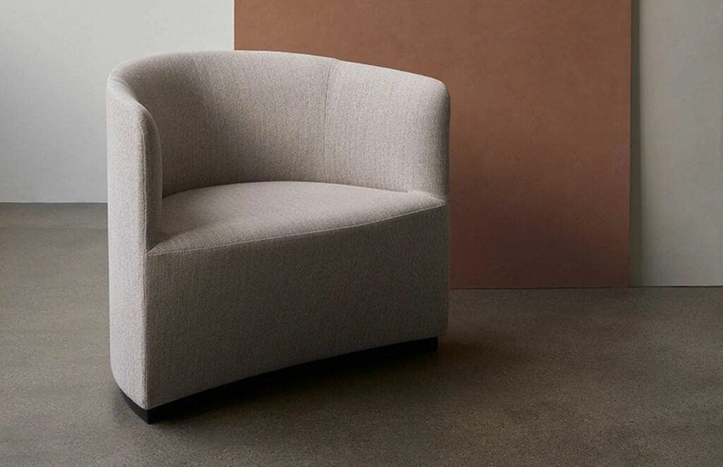 Tearoom Lounge Chair by MENU Offers Cocooning Comfort