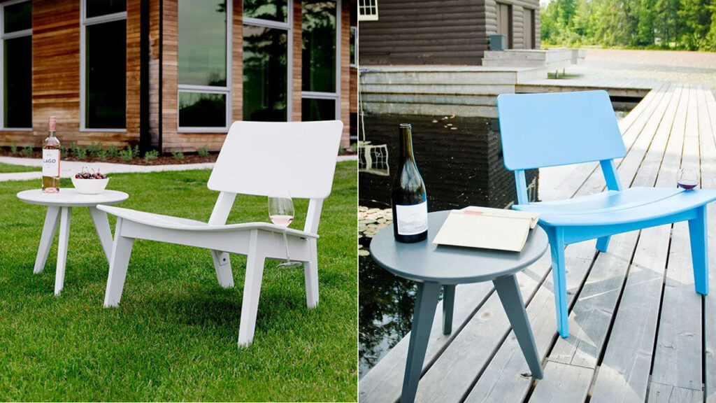 Lago Outdoor Lounge Chair Has Cutout to Hold Your Wine Glass