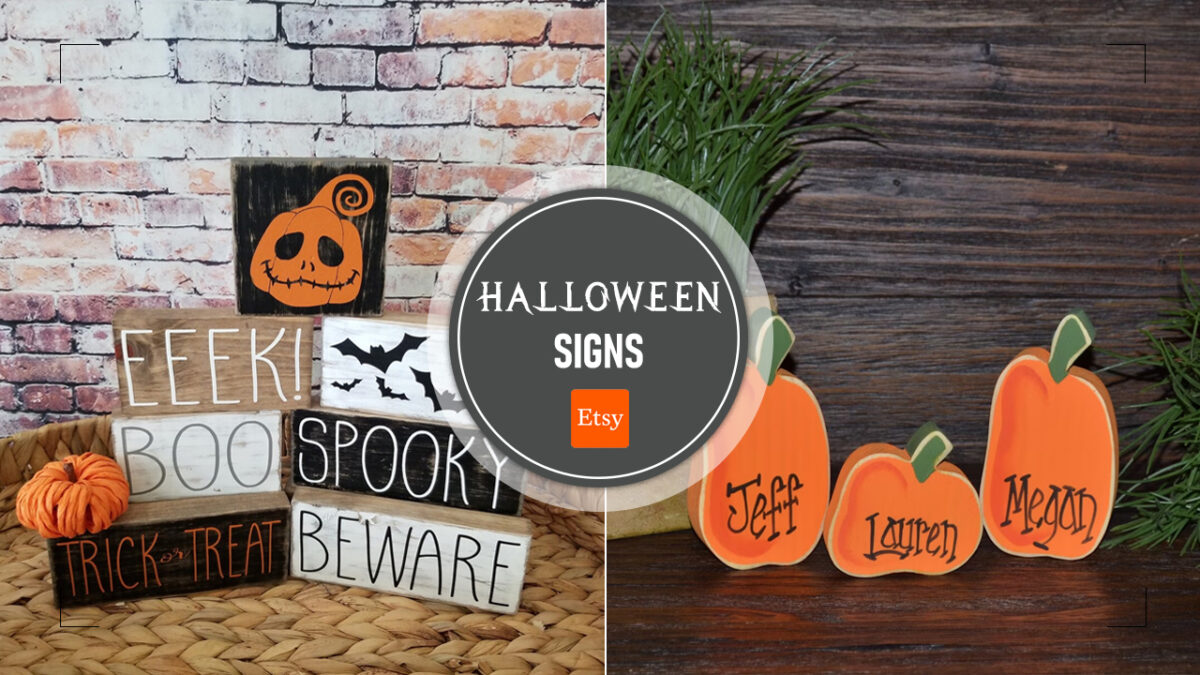 10 Best Halloween Signs to Grab From Etsy in 2025