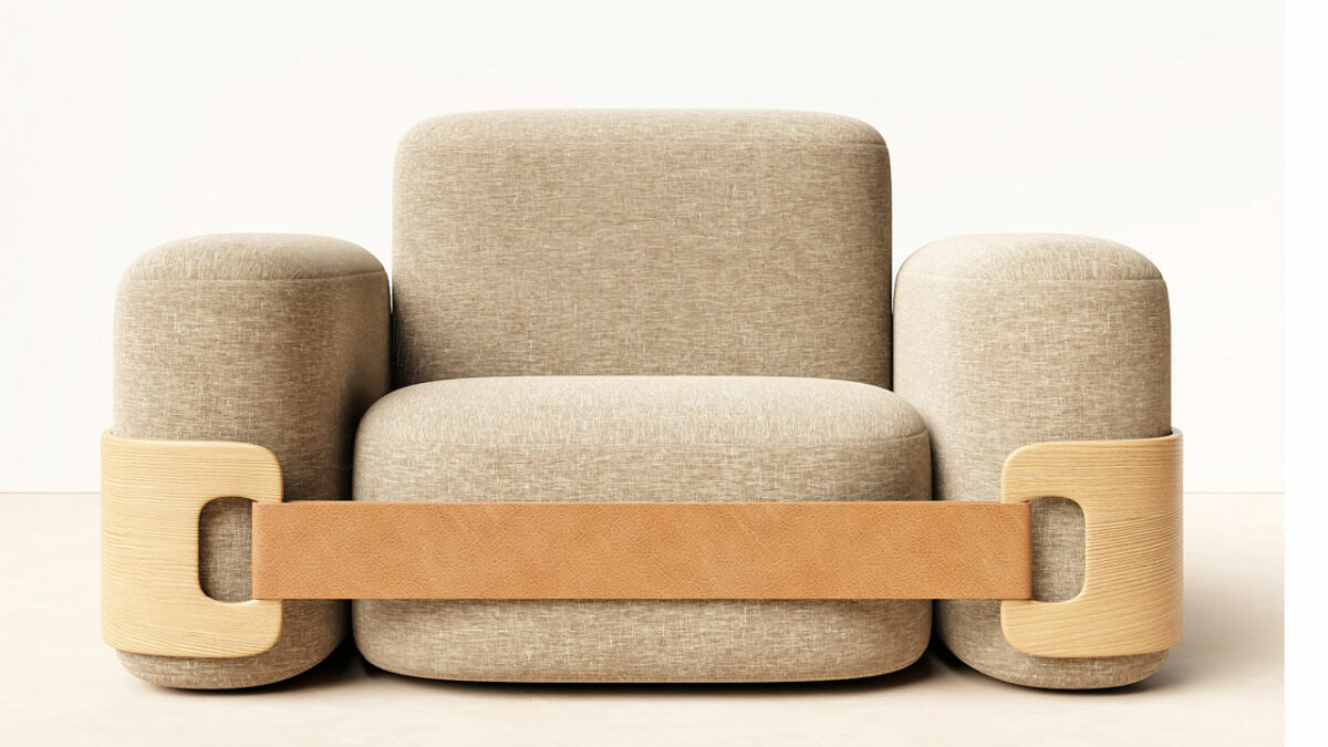 This Comfortable and Stylish Sofa Assembles Without Screws