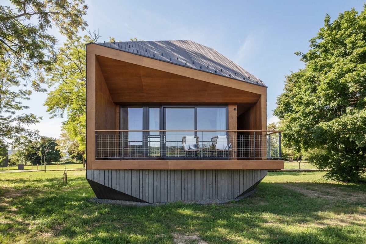 Hello Wood Builds Six Boulder-Shaped Cabins in Hungary