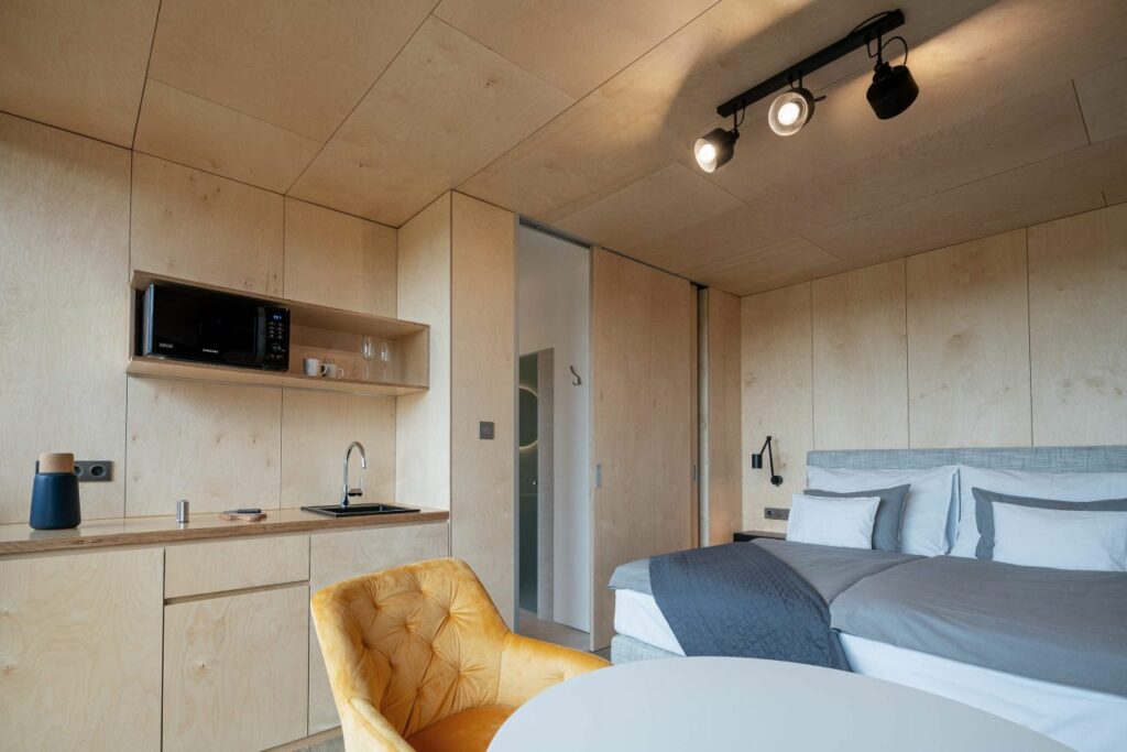 Hello Wood Builds Six Boulder-Shaped Cabins in Hungary