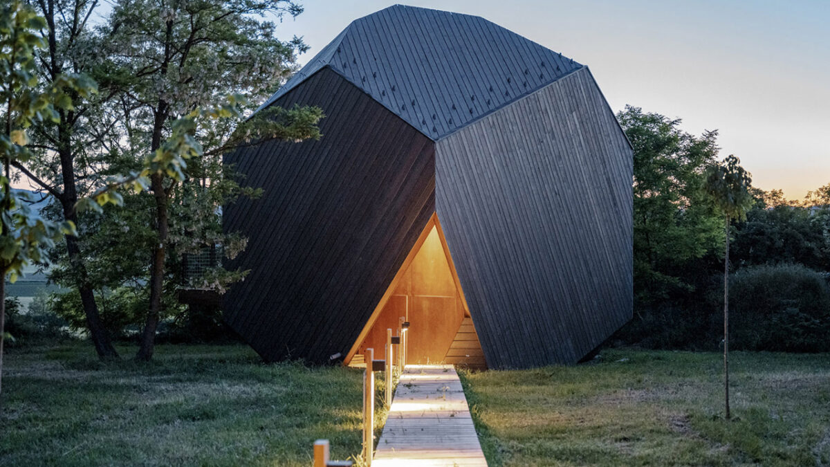 Hello Wood Builds Six Boulder-Shaped Cabins in Hungary