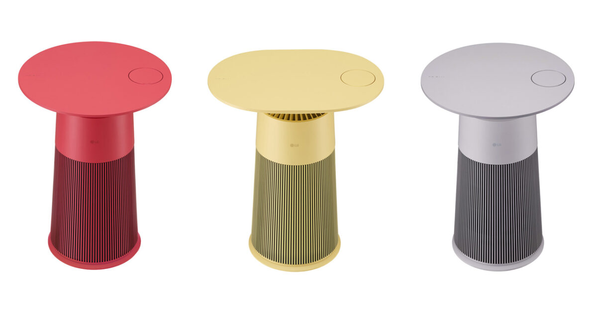 LG's Latest Air Purifier Performs Double Duty As Side Table