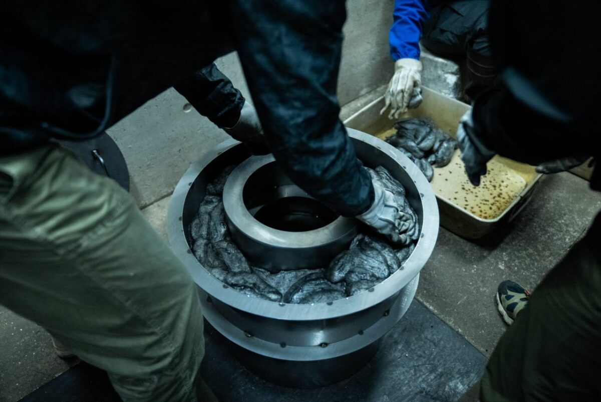 Tokyo Design Studio Recycles Styrofoam into Tables and Benches