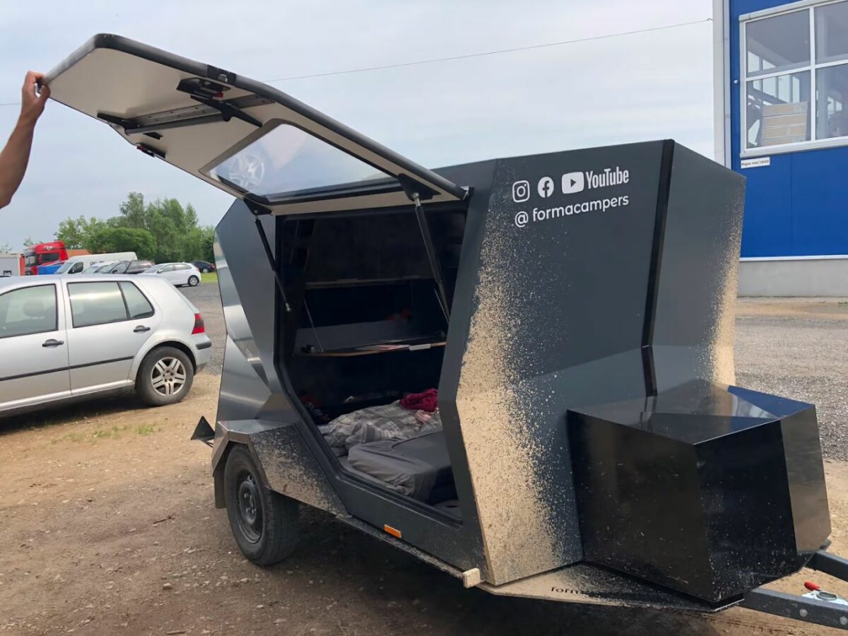 Forma Campers' Squaredrop Trailer Boast a Spacious Interior
