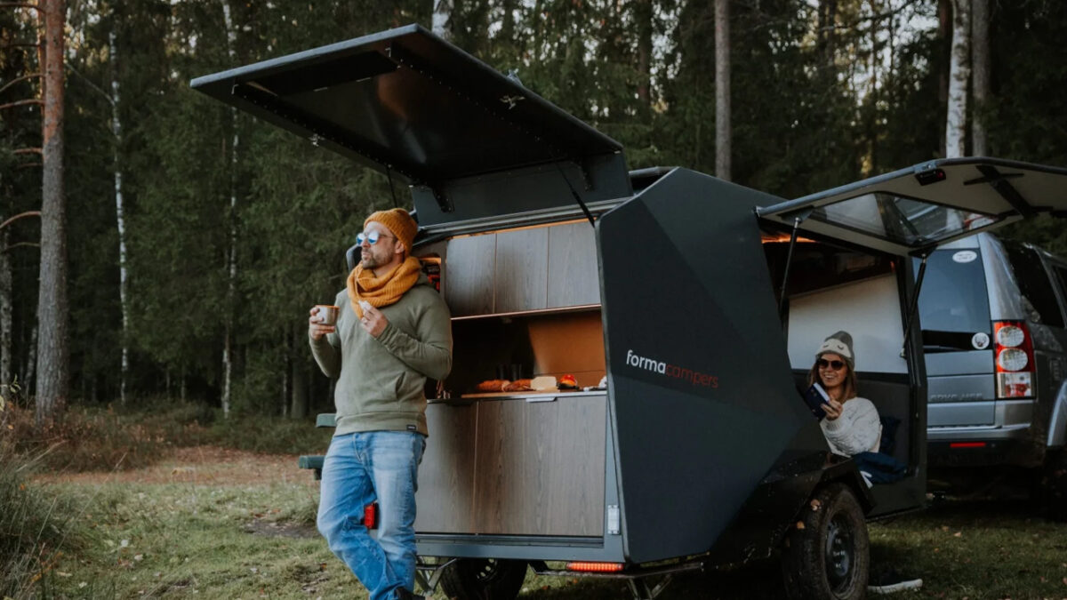 Forma Campers' Squaredrop Trailer Boast a Spacious Interior