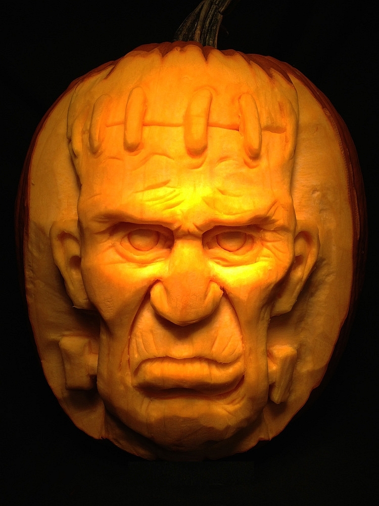 Frankenstein Pumpkin Carving