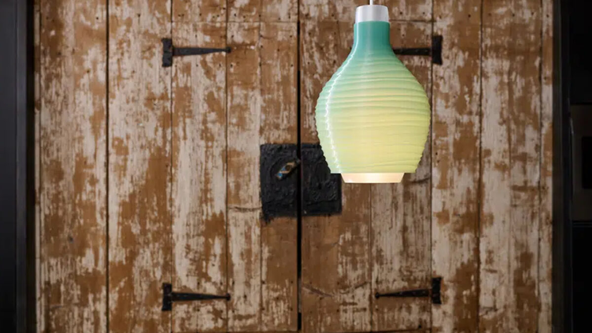 These 3D Printed Lamps are Made of Recycled Fishing Nets