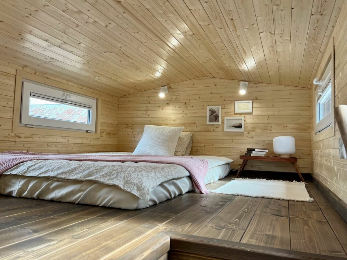Sunshine Tiny House has Swedish Roots, Cozy and Lighted Interior