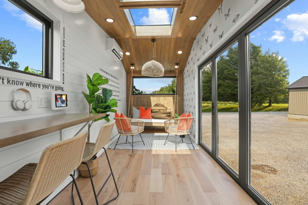 The Moth is a Stunning Light-Filled Tiny Home for Roadshows