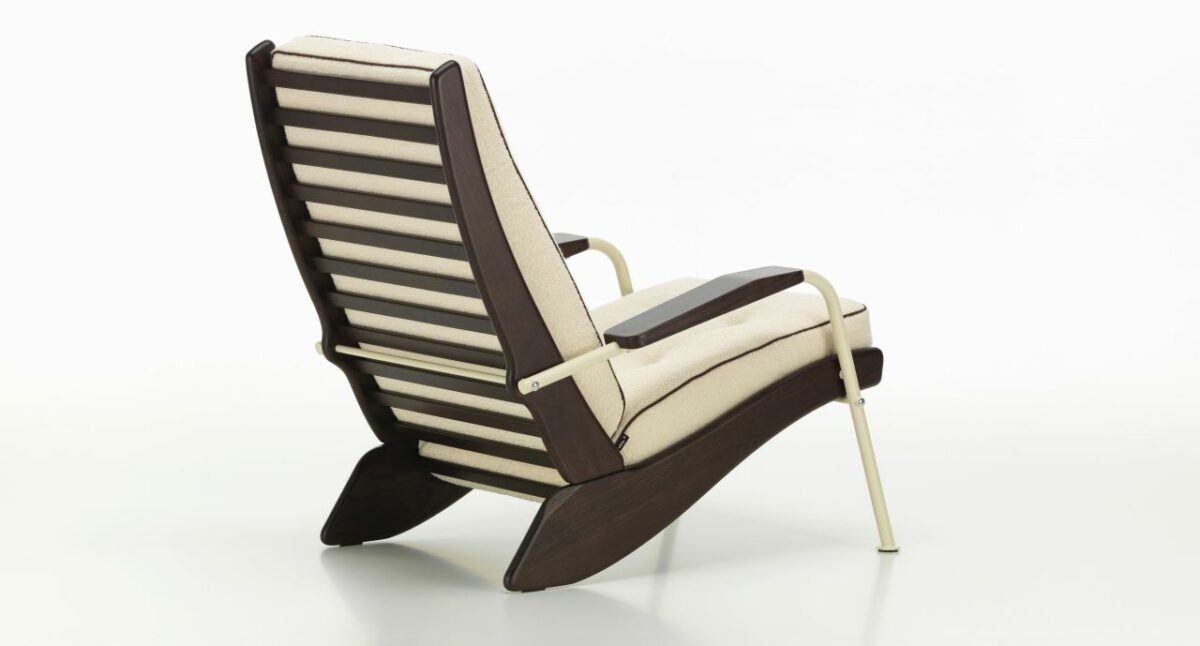 Vitra Reissues Iconic Fauteuil Kangourou Chair in a Cream Hue