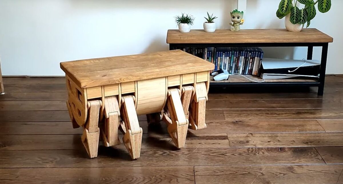 Walking Table: Combo of Clever Engineering and Nifty Design