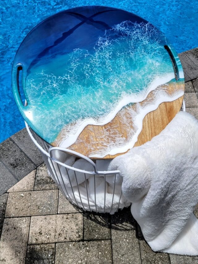 These Epoxy River Tables Will Add a Pop of Color to Your Interiors