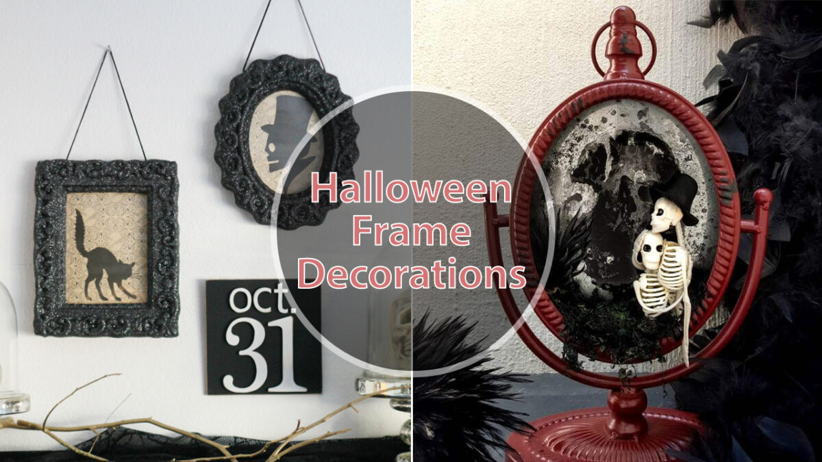 20 Ways to Use Picture Frames for Halloween Decoration