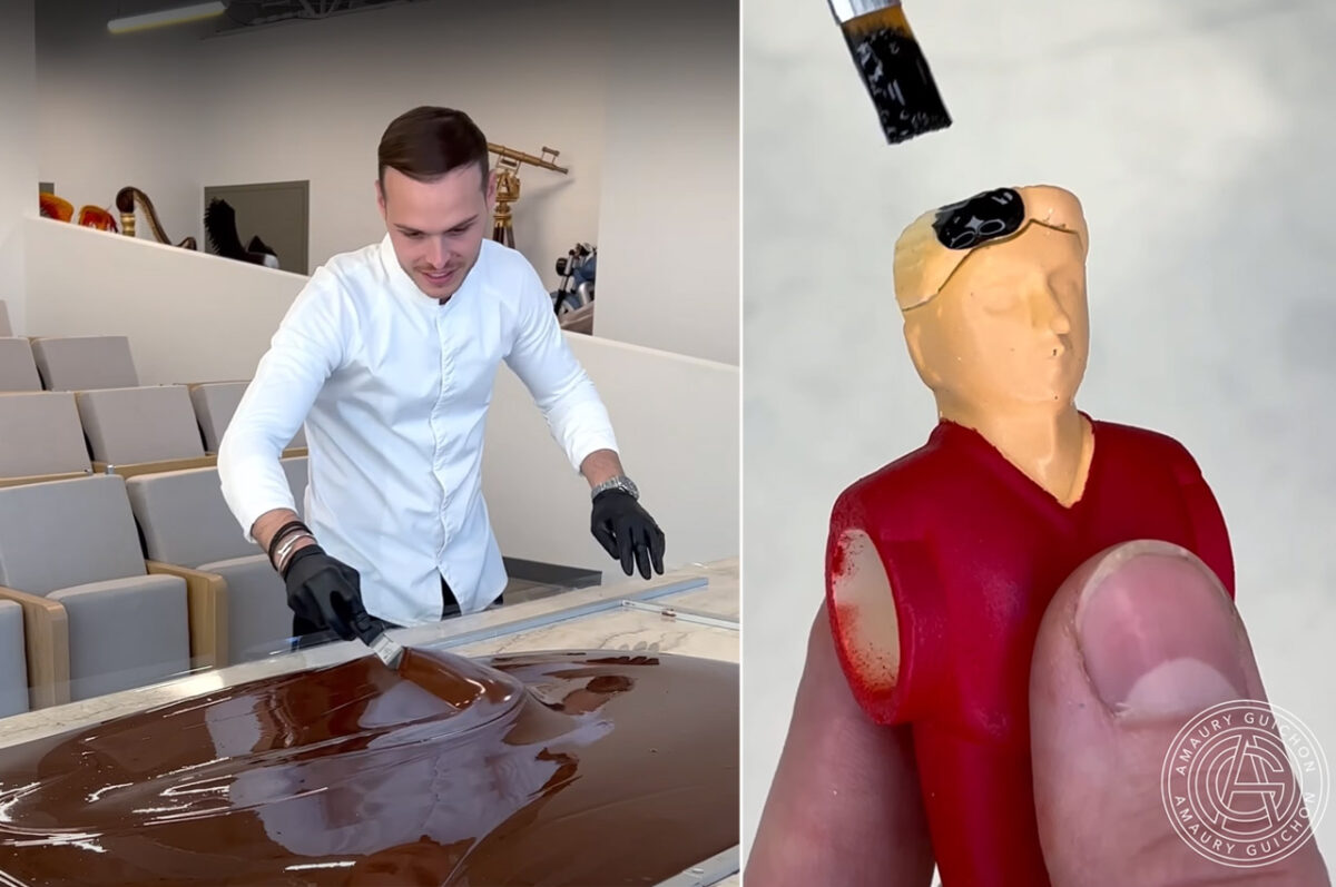 Tempting Chocolate Foosball Table by Food Artist Amaury Guichon