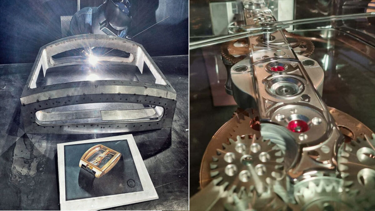 Golden Bridge Coffee Table is Functional Corum Watch Replica