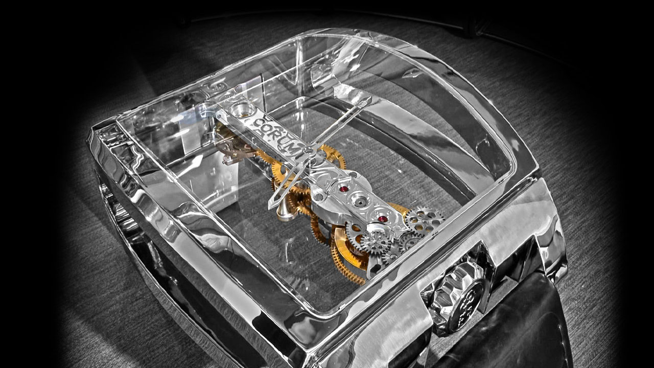 Golden Bridge Coffee Table is Functional Corum Watch Replica
