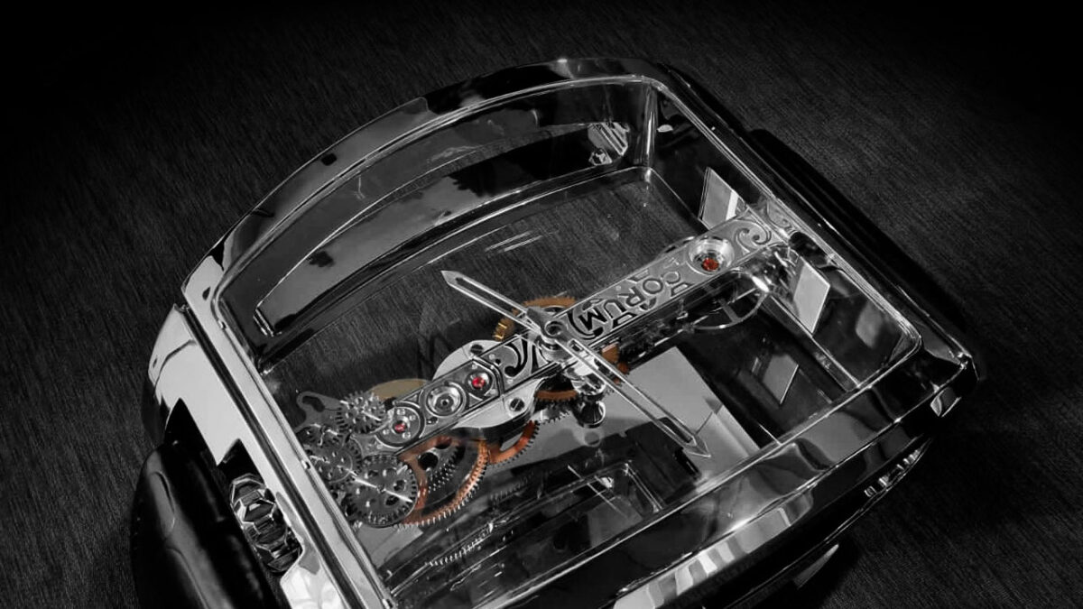 Golden Bridge Coffee Table is Functional Corum Watch Replica