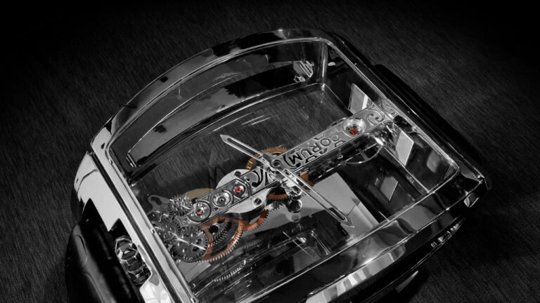 Golden Bridge Coffee Table is Functional Corum Watch Replica