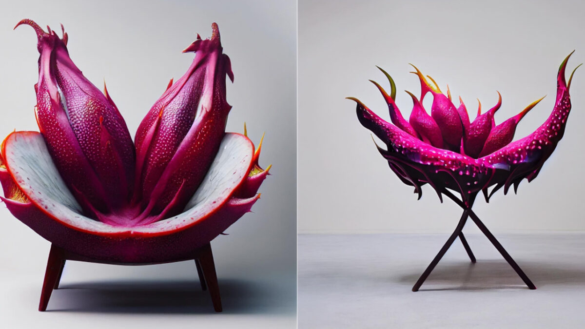 AI-Generated Fruit-Shaped Chair Will Have Your Mind Blown