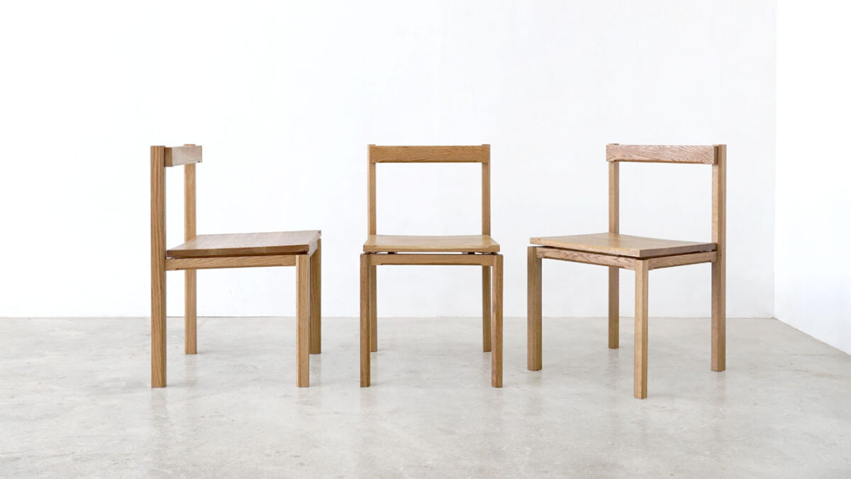 Kobeomsuk Furniture's Dining Chair has a Floating Seat
