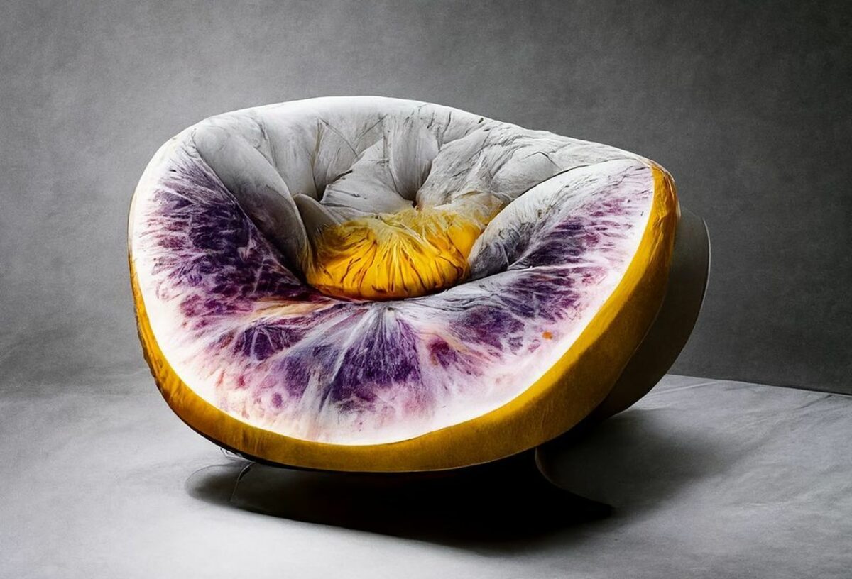 AI-Generated Fruit-Shaped Chair Will Have Your Mind Blown