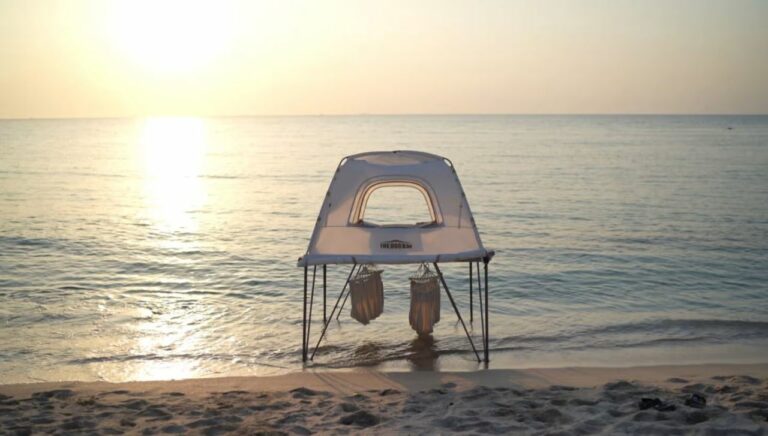 This Two-Story Loft Tent Lets You Camp in Mid Air, Float on Water
