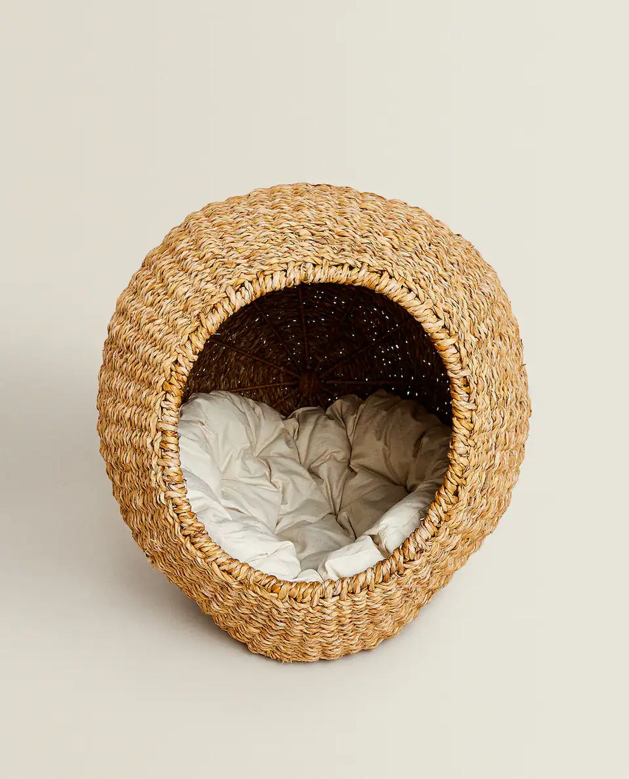 Zara Home’s Woven Wicker Basket is Cozy Hide Out for Your Pet