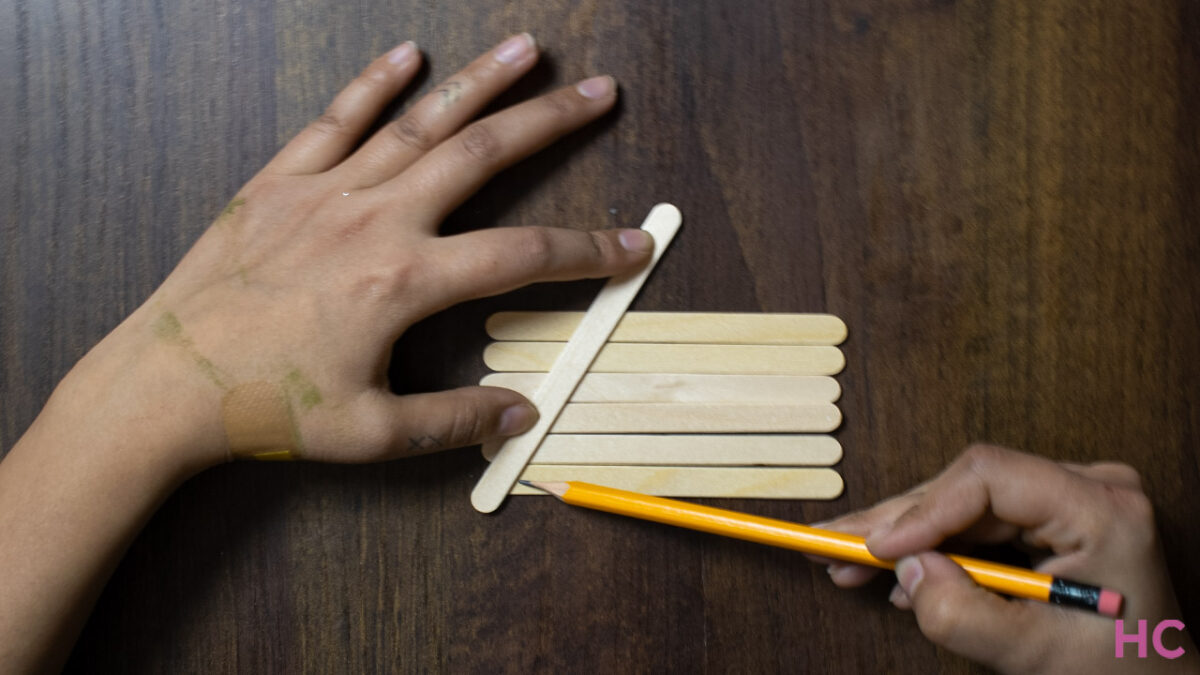 Easy Tree Shaped Popsicle Stick Christmas Ornaments