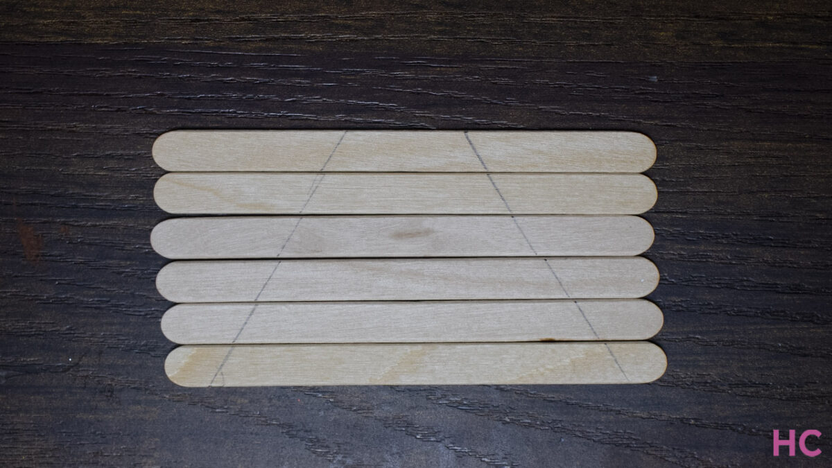 Easy Tree Shaped Popsicle Stick Christmas Ornaments