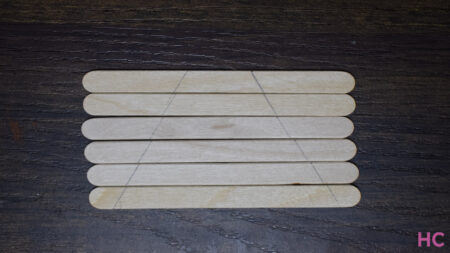 Easy Tree Shaped Popsicle Stick Christmas Ornaments