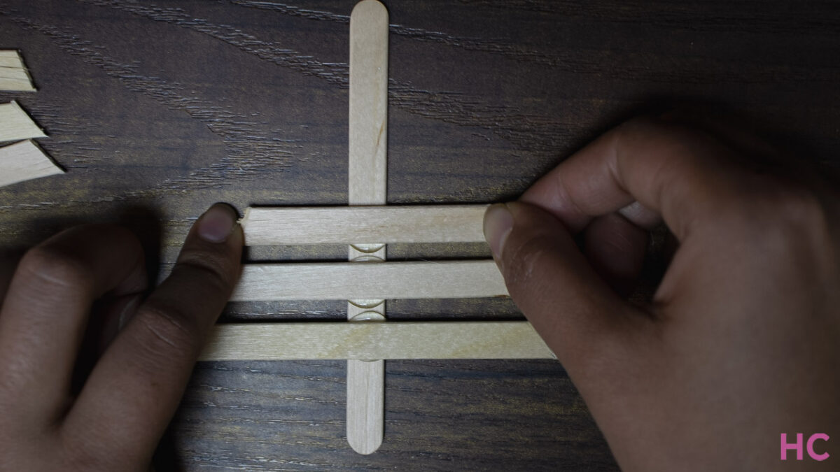 Easy Tree Shaped Popsicle Stick Christmas Ornaments
